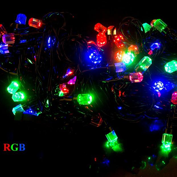 RGB 10meter lampu 100 pcs LED Fairy Light String Light Lamp - TikTok ...