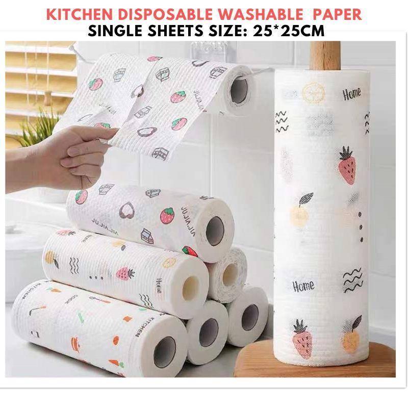 Disposable Kitchen Paper Towels Washable Magic Cleaning Clot - TikTok ...