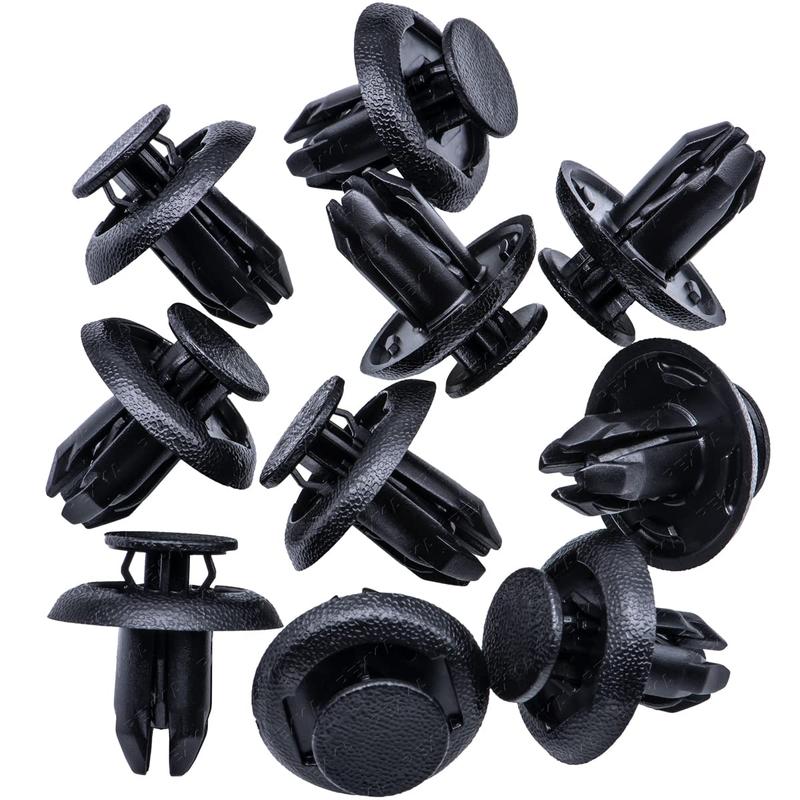 Rexka 10pcs Fender Liner Splash Shield Bumper Cover Clip Fastener Rivet ...