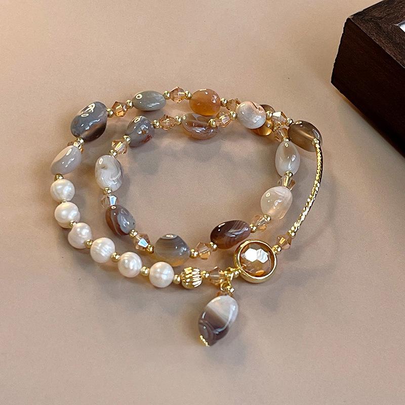 Gelang Cincin Berganda, Fesyen Cina, Elegan, dengan Mutiara, - TikTok ...
