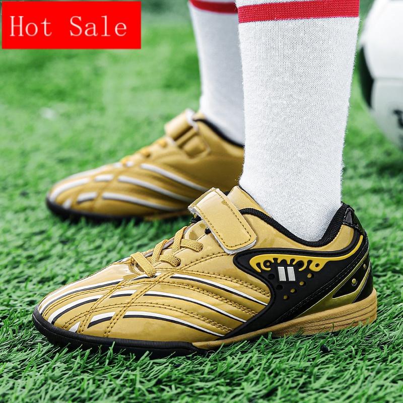 Outdoor Golden Children's Football Training Shoes Children's - TikTok ...