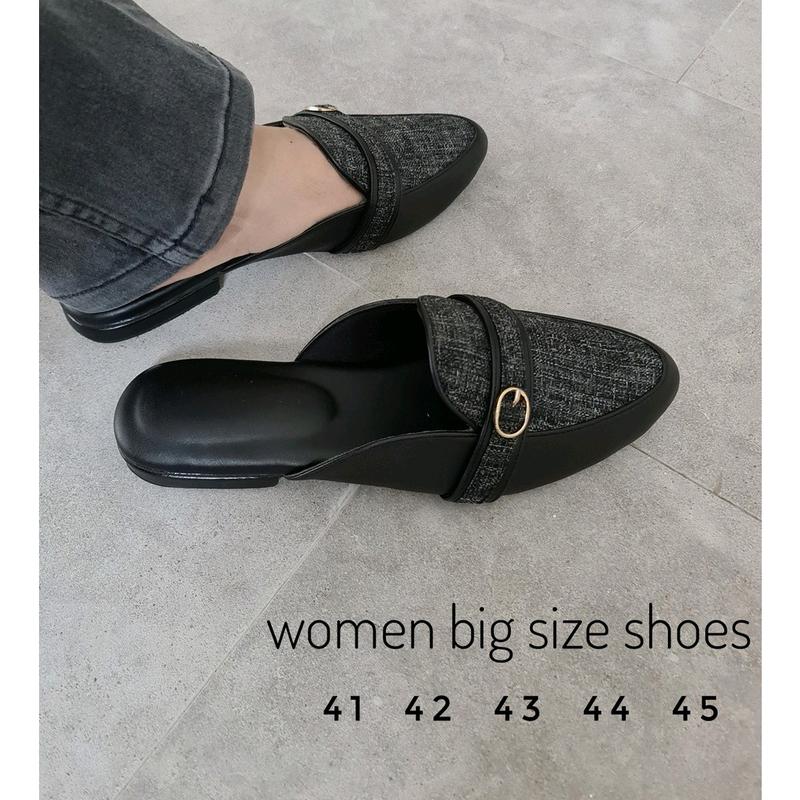 Shoep big size 41-45 best seller sepatu wanita mules jumbo zoy - Shop ...