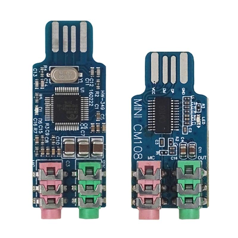Drive-free USB Sound Card Module Cm108 Chip Notebook Externa - TikTok ...