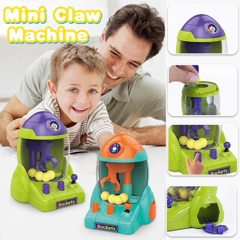 Kids Mini Claw Machine Space Rocket Finger Game Balls Catche - TikTok ...