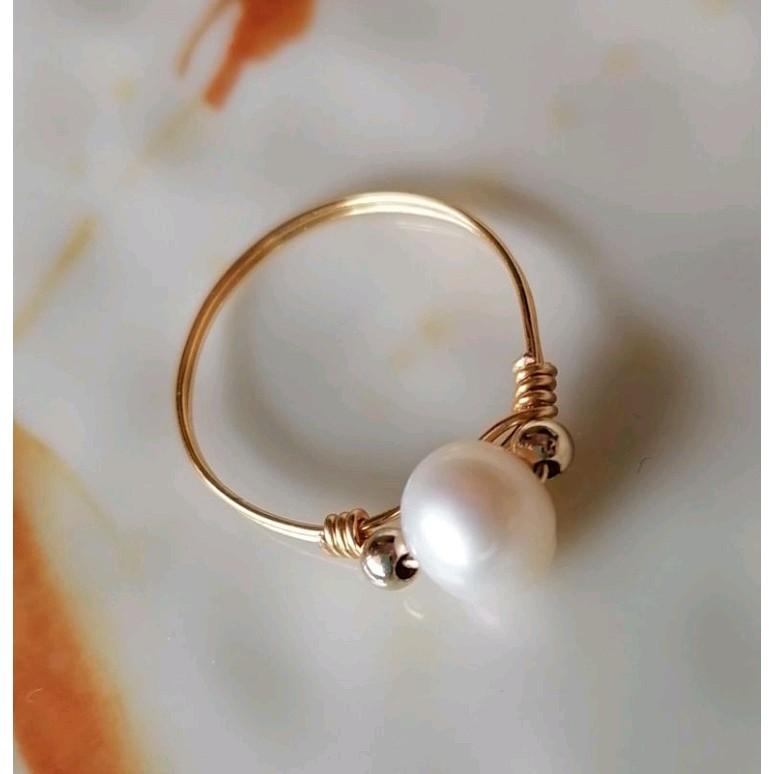 Cincin Mutiara Asli Gred A Mix Bebola Suasa Ikat Suasa Plated - TikTok ...