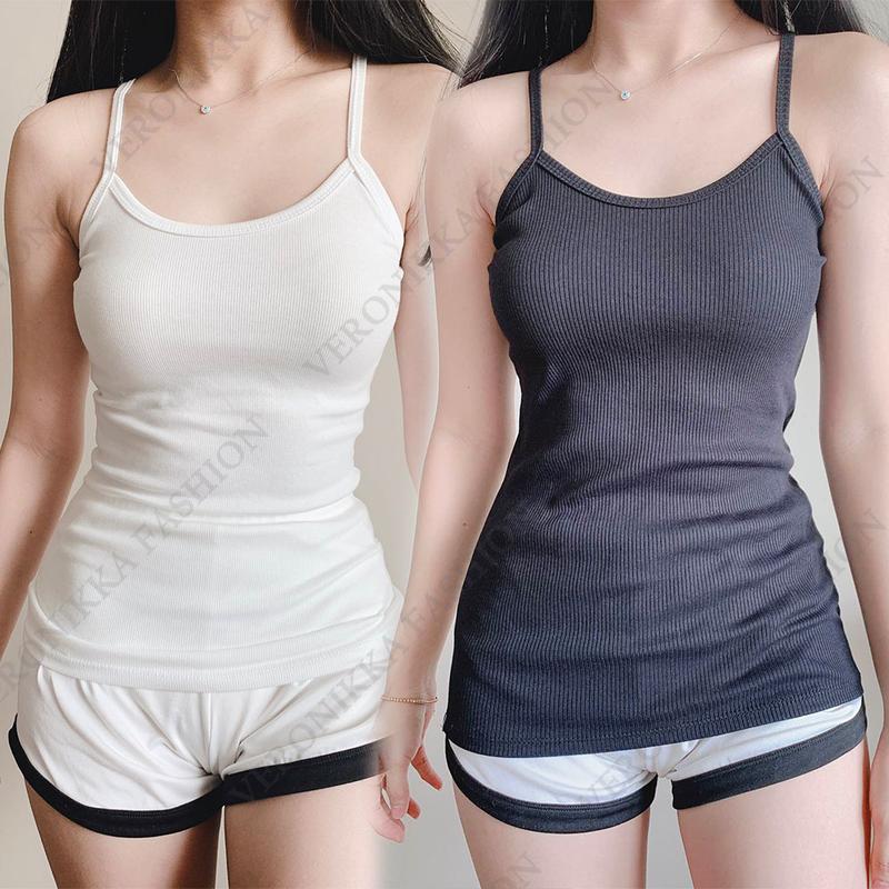 DxD Sando Strap Tank Top Cotton Knitted | XS to Medium - TikTok Shop ...