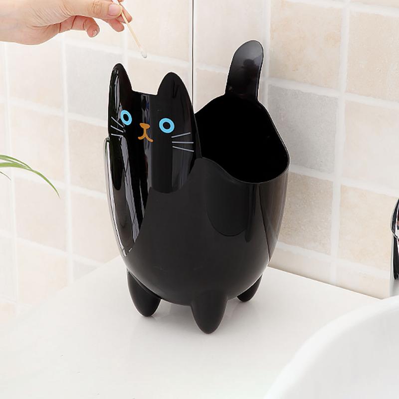 Small Wastebasket Cat Garbage Can Trash Storage Desktop Mini - TikTok ...