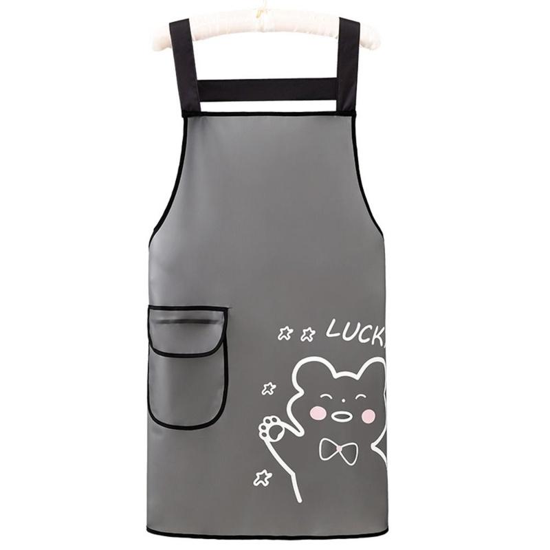 Apron Dapur TPU, Alat Pembersihan, Lutsinar, Hitam dan Putih - TikTok ...