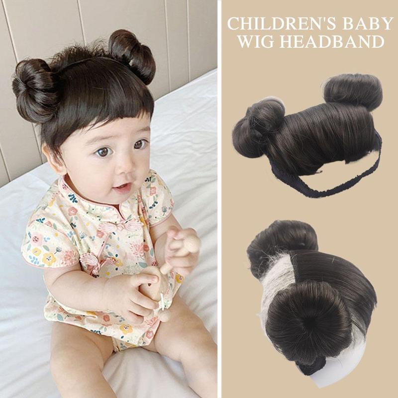 Children's Baby Wig Headband Hair Accessories Cute Baby Wig With ...