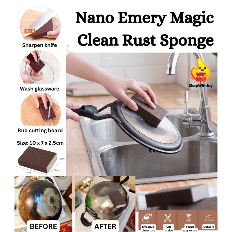 【ShopWithJoy】Kitchen Nano Emery Magic Clean Rub Pot Rust Focal - TikTok ...