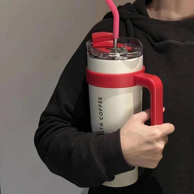 Giant thermos cup 304 stainless steel water cup Large capacity - TikTok ...