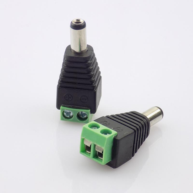 10pcs 5.5 x 2.1mm DC Male Power Adapter Jack Connector Plug BNC ...