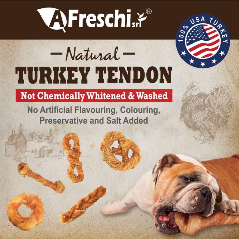 Original Product [Afreschi Clearance] Turkey Tendon Treats Assortment ...