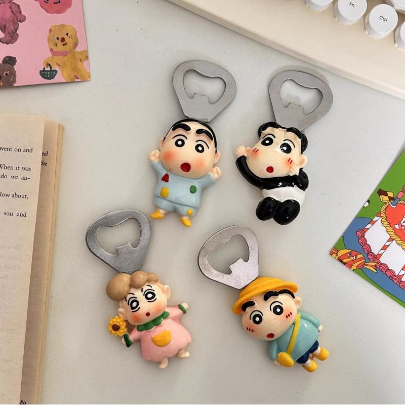 Bandai Crayon Shin-Chan Cartoon Anime Beer Bottle Opener Bottle ...