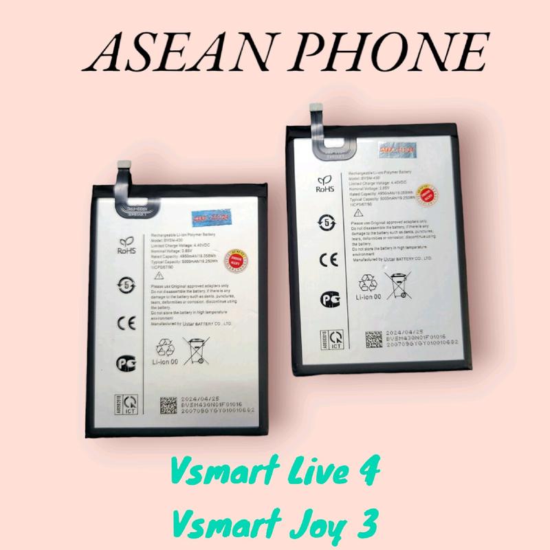 Pin Vsmart Live 4 / Vsmart Joy 3 (Mã BVSM-430) - Linh Kiện Pin - TikTok ...