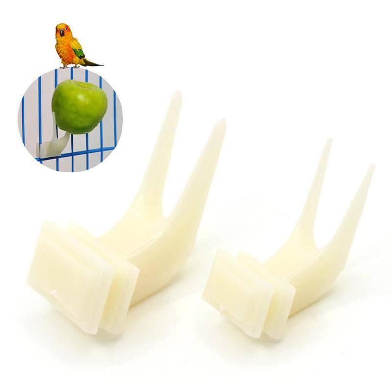Bird Fruit Fork Parrot Bird Plastic Fork Pet Parrot Toy Bird - TikTok ...