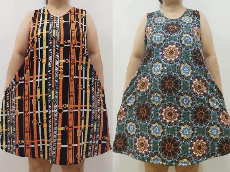 Regular Size Flowy Dress with Side Pockets | Pambahay Daster - TikTok ...