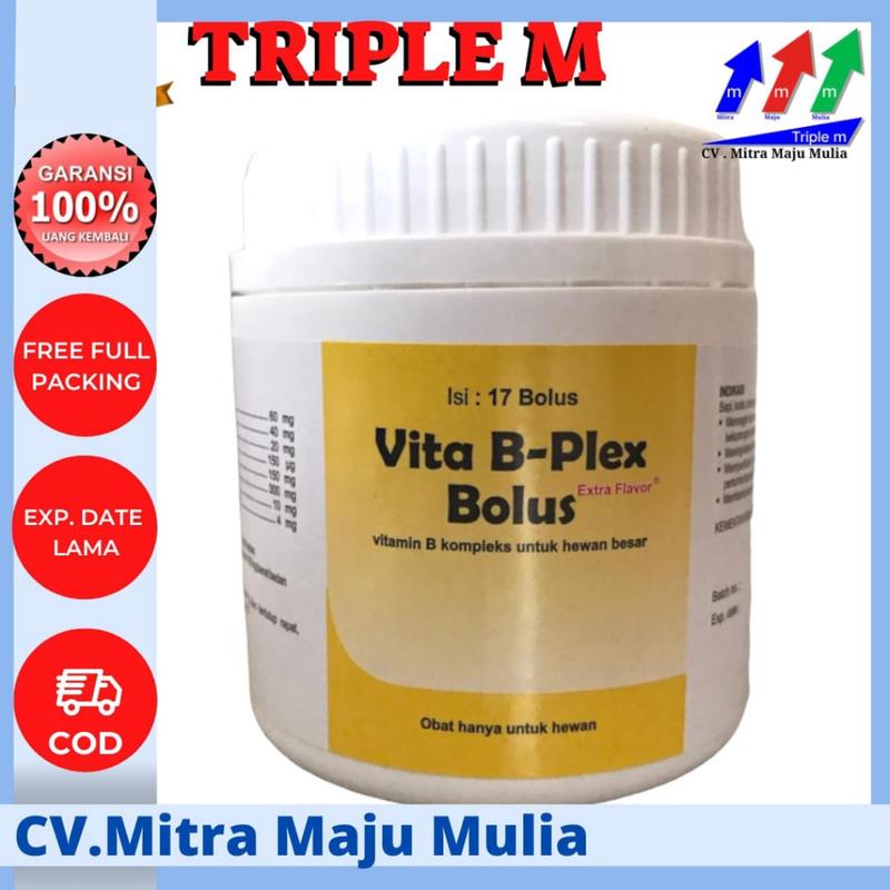 VITA B PLEX BOLUS Vita B-Plex Bolus - Obat Hewan Ternak - Shop | Tokopedia