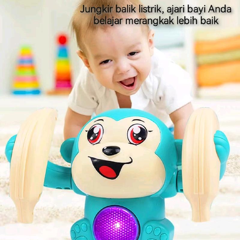 【BISA COD】Happy Flip Little Monkey Mainan Monyet Gerak Interaktif ...