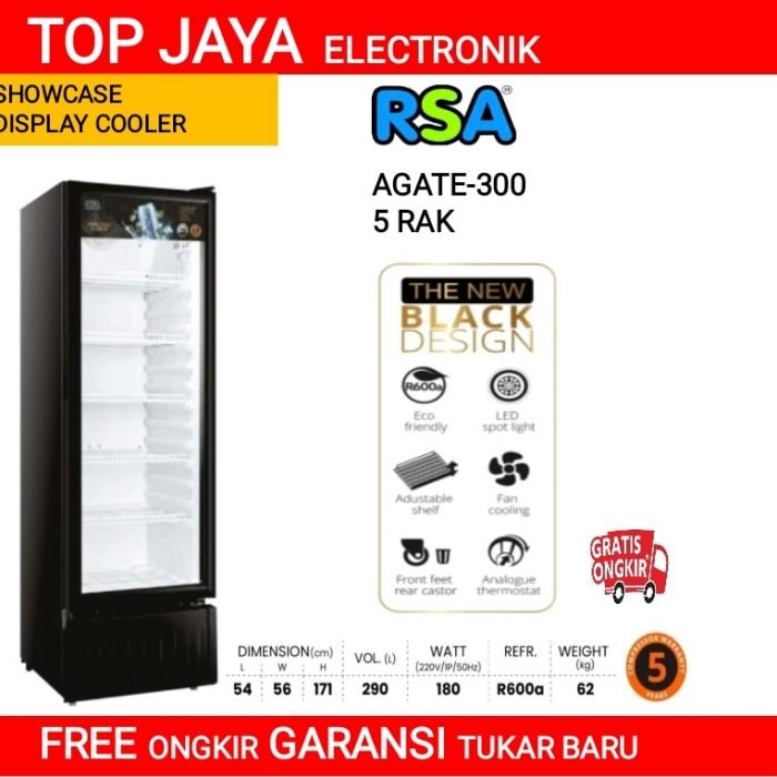 SHOWCASE COOLER RSA 3 RAK GARANSI RESMI - 200 3 rak - Shop | Tokopedia