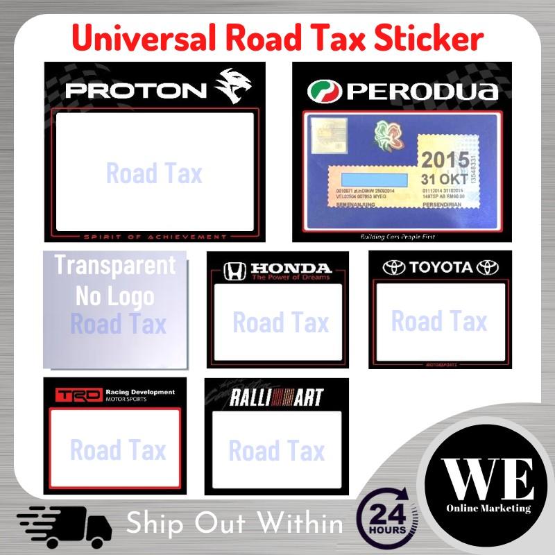 Car Roadtax Sticker Stiker Cukai Jalan Kereta - TikTok Shop Malaysia