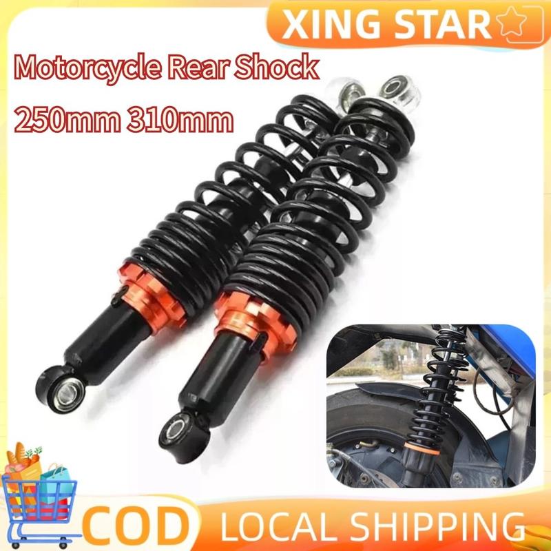 2pcs Motorcycle Rear Shock Hydraulic Shock Absorber 250mm 310mm ...