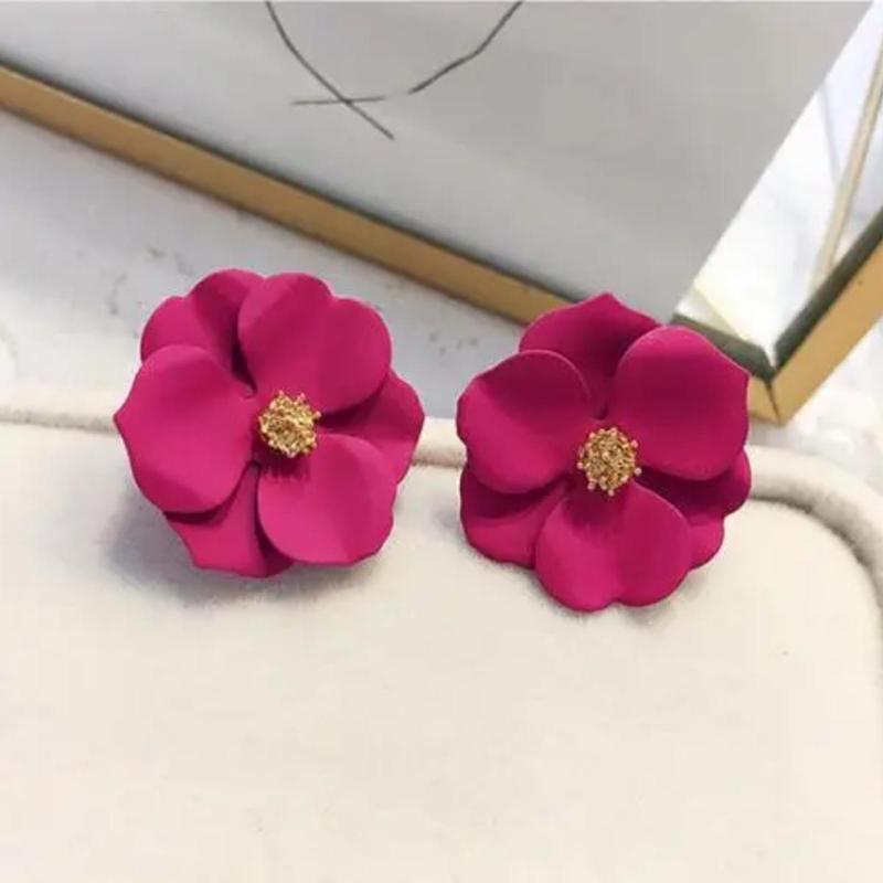 Anting-anting Menjuntai Bunga Kelopak Mawar Akrilik, Fesyen, - TikTok ...