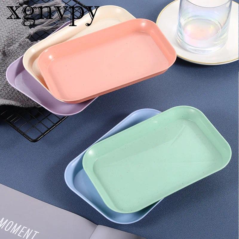 Pinggan Segi Empat Pinggan Buluh Gandum, Tray Sosej Plastik, - TikTok ...