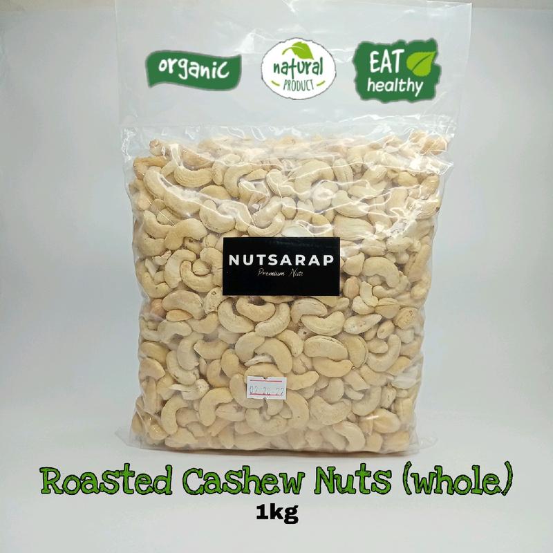 Roasted Whole Cashew Nuts 1kg by NutSarap unflavored saturated - TikTok ...