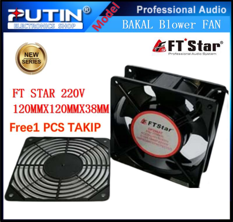The FTstar 220V Iron Blower Exhaust Fan 12MM X 12MM X 38MM (Iron ...
