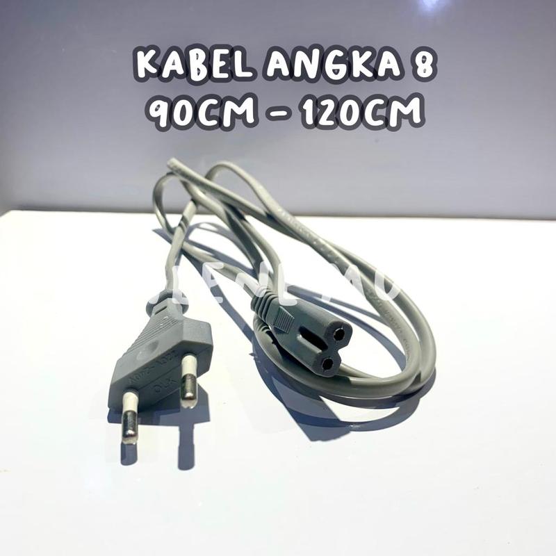 KABEL POWER TIPE ANGKA 8 UNTUK EMERGENCY LAMP, SENTER CHARGE, - Shop ...