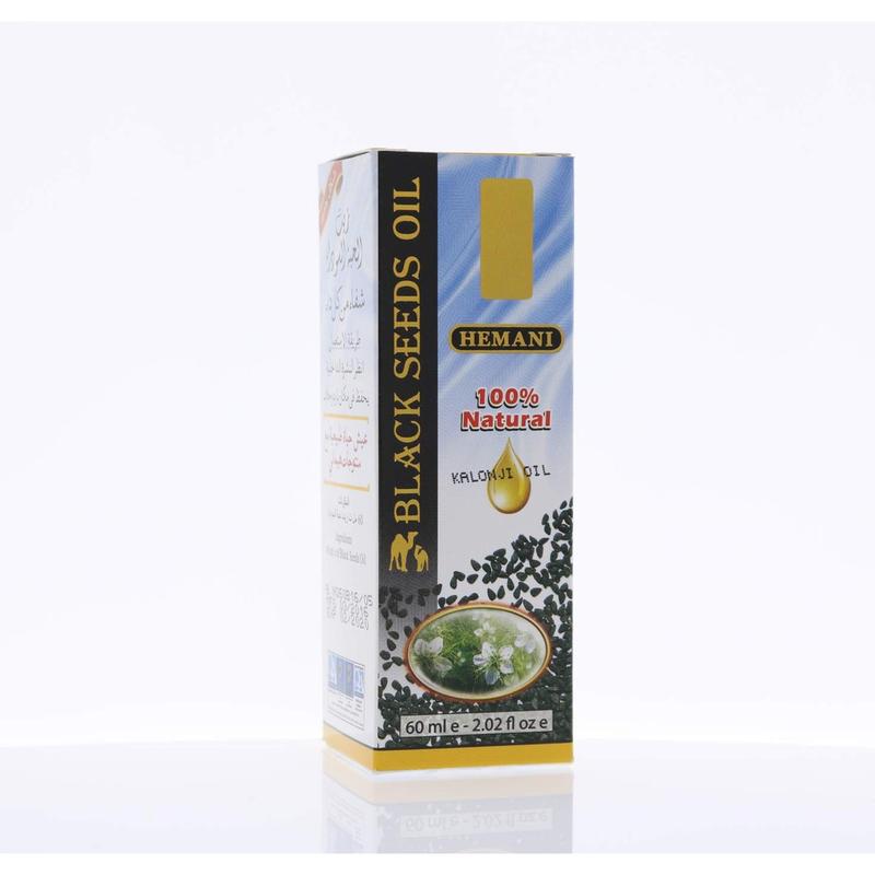 Hemani 100% Natural Black Seeds Oil 60ml (Made in Pakistan) {Imported ...