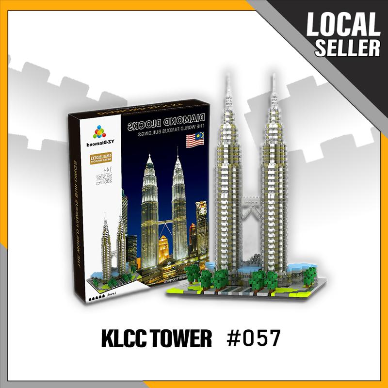 【2025 KLCC Tower】Set DIY Blok Warisan Malaysia | Model Mini Menara ...
