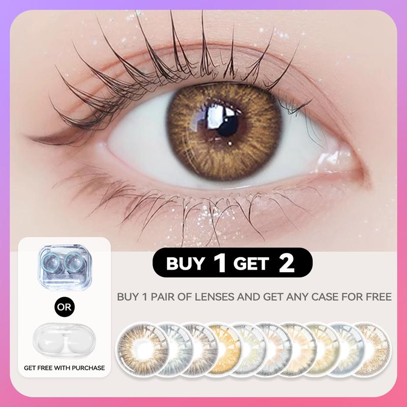 【Hot Sale】Midroo OMG Brown Set 1 pair Lens and Case Kit Colo - TikTok ...