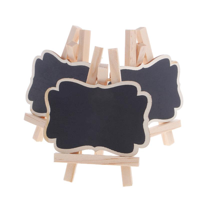 3Pcs Mini Wooden Blackboard Chalkboard Stand for Wedding Party - TikTok ...