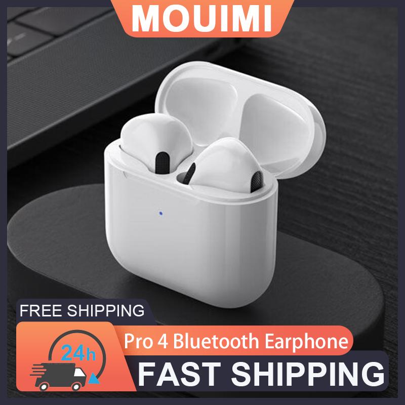 Pro 4 Earphone Wireless Bluetooth Headphones Call Noise Reduction ...