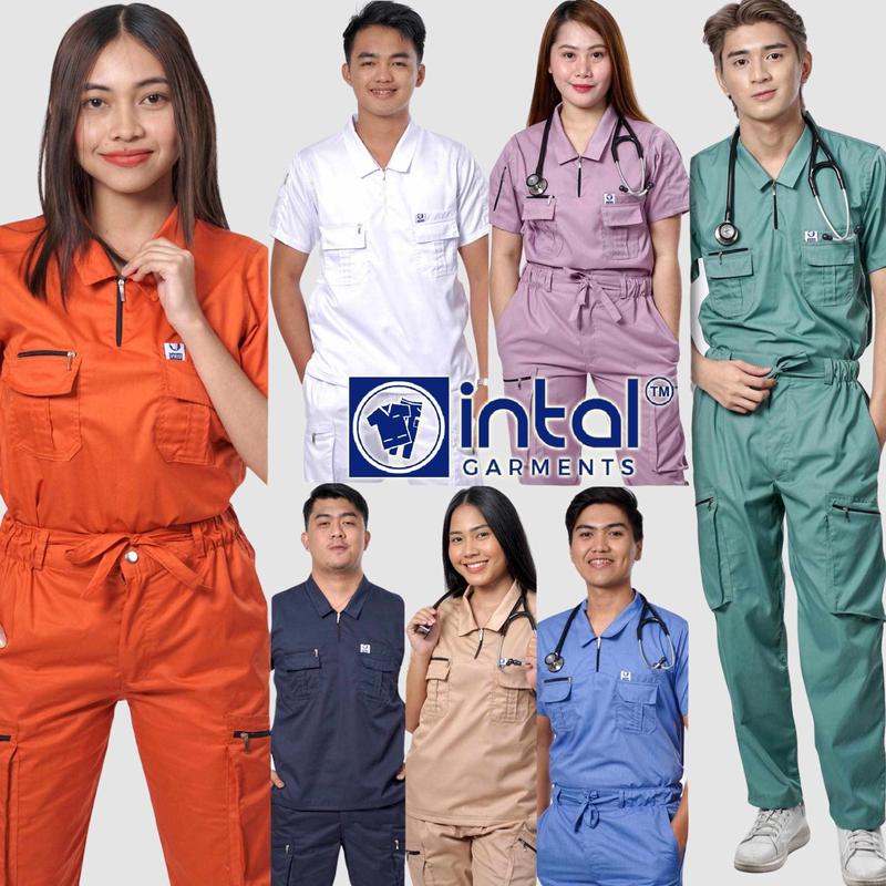 INTAL SCRUBSUIT 057 ALTA MAABILIDAD Sports Collar Coverall Style ...