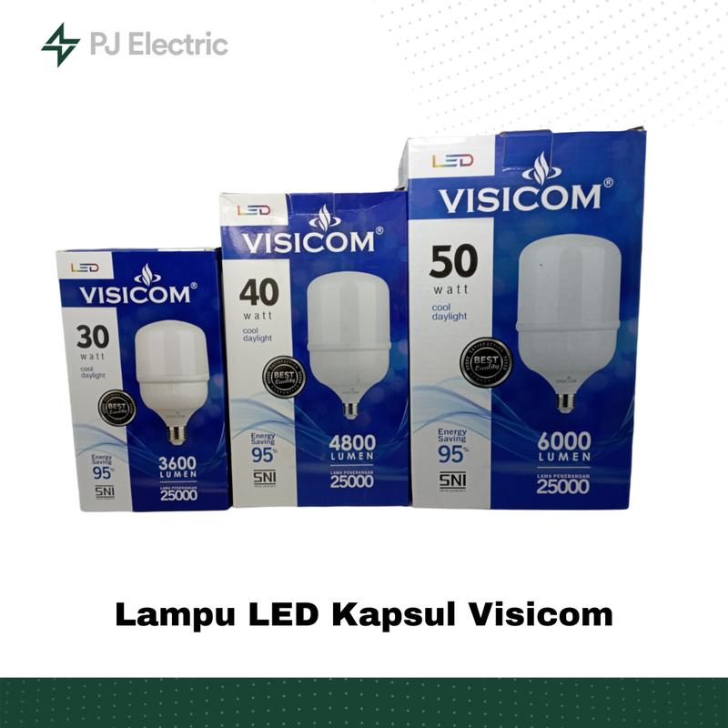 LAMPU LED KAPSUL VISICOM (CAHAYA PUTIH) - Shop | Tokopedia