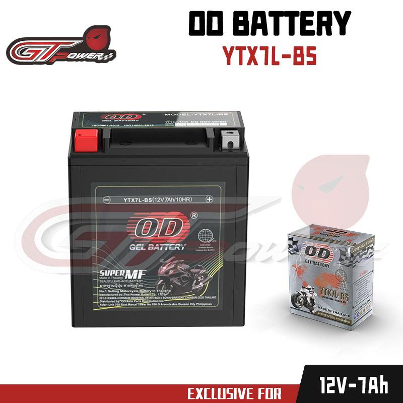️OD Battery YTX7L-BS（12V 7Ah）TMX SUPREMO / CB150 Made in Thailand ...