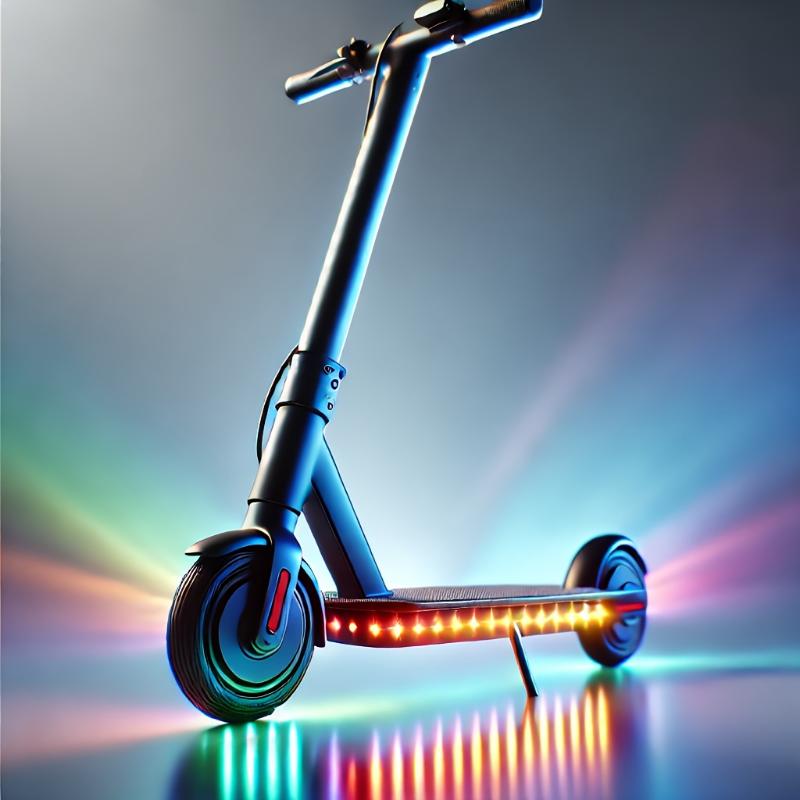 Electric Scooter RGB LED Safety Light Strip - Vibrant Colorful ...