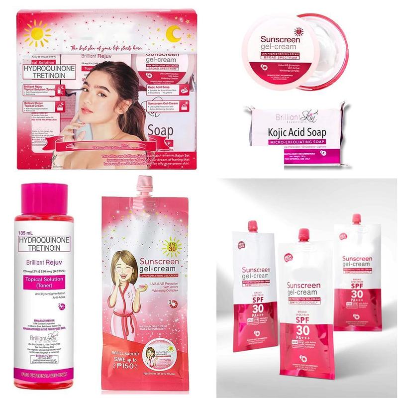 Brilliant Cream Toner Serum Sunscreen 30spf Soap Brilliant loose ...
