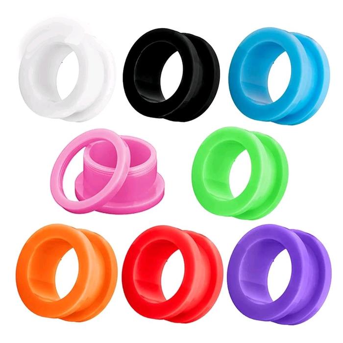 Jual Anting 1piece Piercing EarPlug Tunnel Screw Acrylic Ringan Color ...