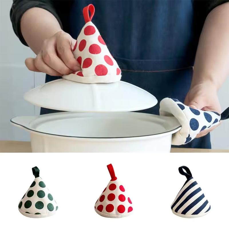 Triangular Pot Lid Cap Multifunctional Insulated Gloves Durable ...