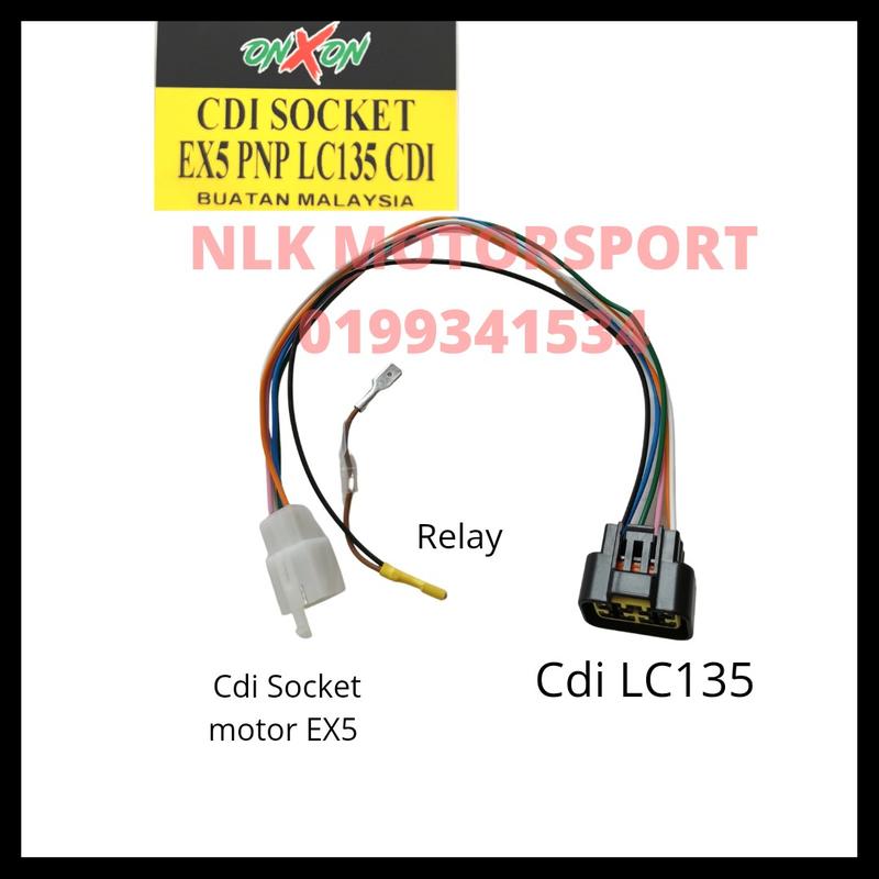 CDI Socket EX5 MR1 Dream pnp CDI LC135 Motor Motorcycle - TikTok Shop ...