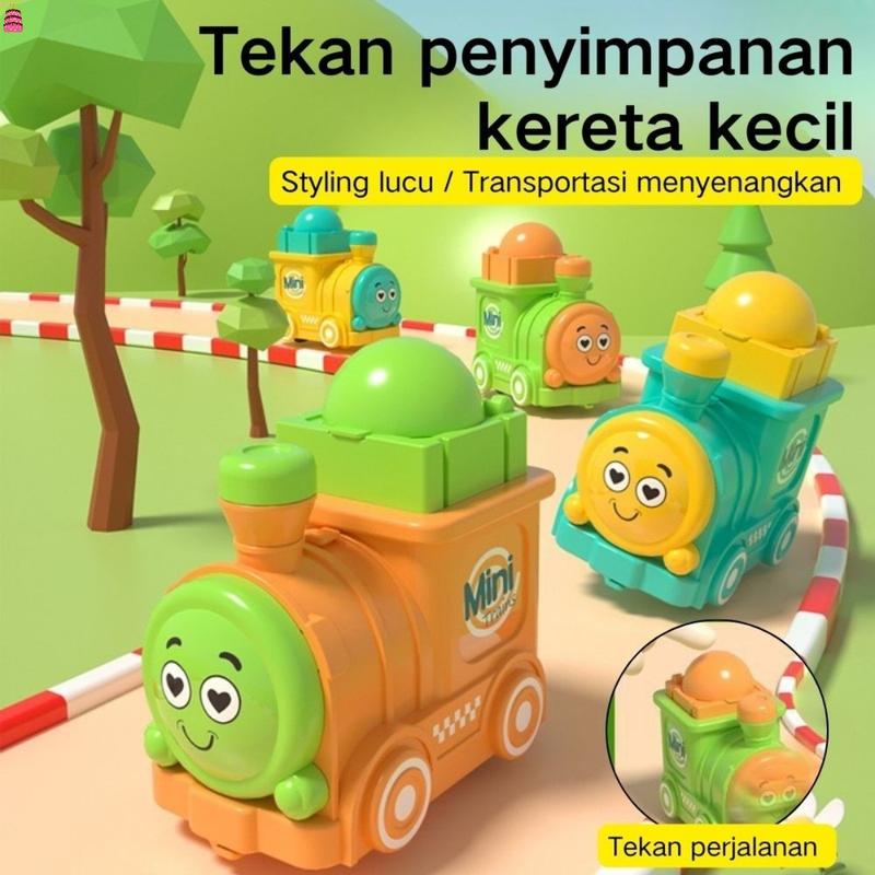 Mainan Kereta Api Anak Edukatif - Set Lokomotif Warna-Warni untuk ...