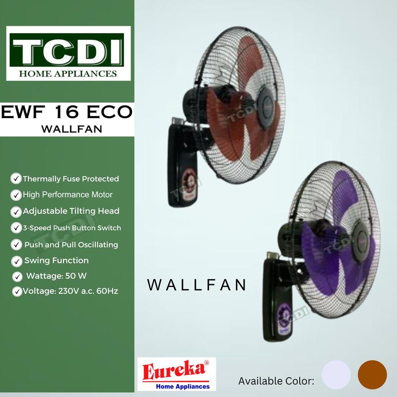 EUREKA EWF 16 Eco / EWF 16 5 B wall fan CERTIFIED QUALITY PRODUCT ...
