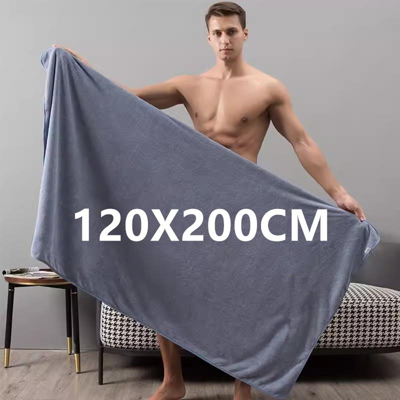 Tuala Mandi Microfiber, Saiz Super Besar, Lembut, Penyerapan - TikTok ...