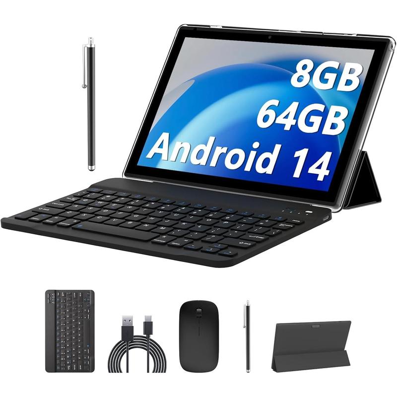 2024 Newest Android 14 Tablets 10 Inch, 2 in 1 Tablet, Table - TikTok Shop