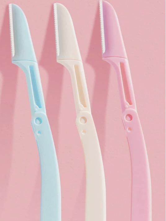 Foldable Face Razors Multifunctional Exfoliating Eyebrow Trimmer ...