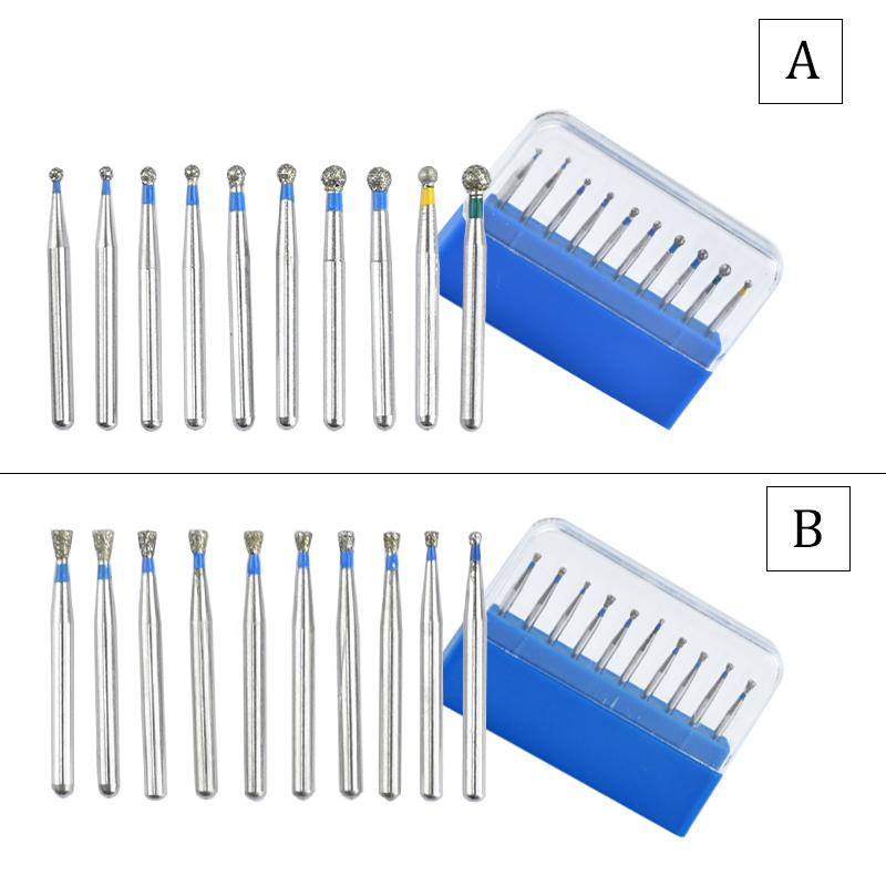 Dental High Speed Polishing Bur Set Bur Drill Bits Tooth Crown - TikTok ...